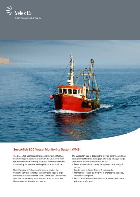 Succorfish SC2 Vessel Monitoring System (VMS) - Selex ES