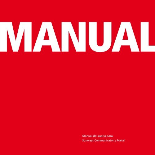 Manual Communicator y Portal - Sunways AG