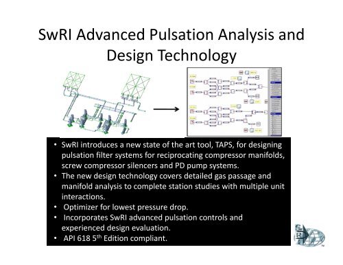 SwRI Advanced Pulsation Analysis and Design Technology