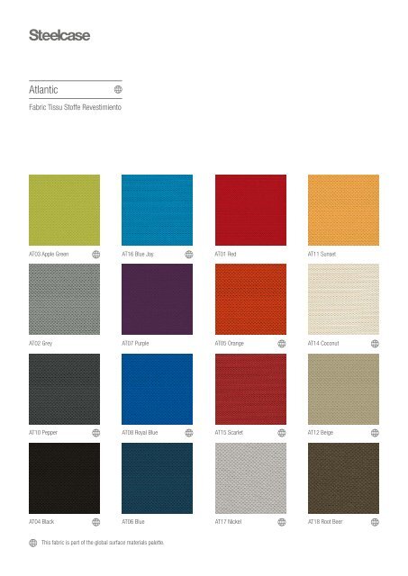 ATLANTIC "A" price category fabric