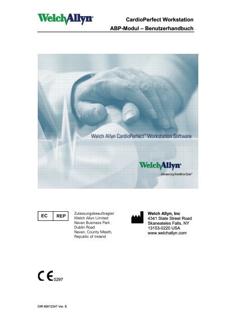 CPWS ABP - German - Welch Allyn