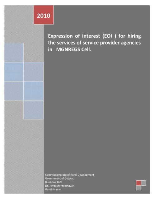 Expression of interest (EOI ) for hiring the services of service ...