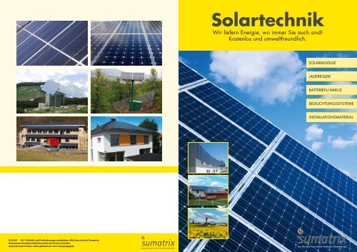 Solartechnik - Sumatrix