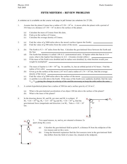 Review - Midterm 5