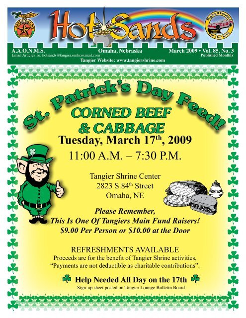 March - Tangier Shrine Temple