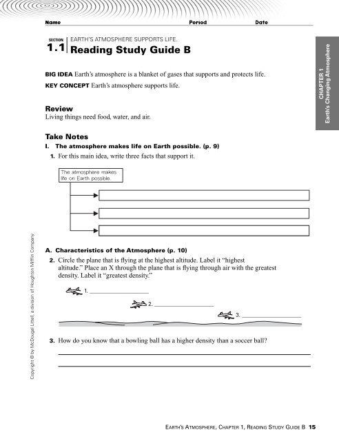 Reading Study Guide B