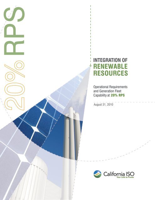 Integration of Renewable Resources - California ISO