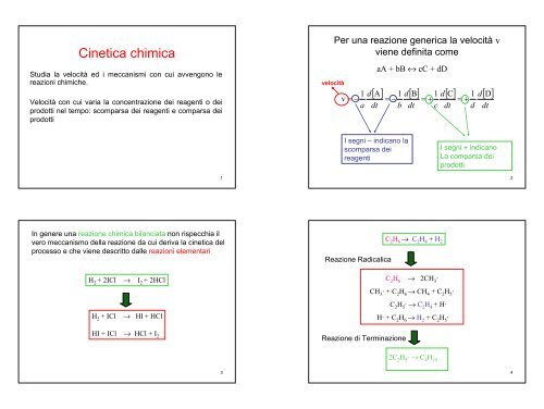Cinetica chimica - Kintecus