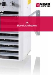 CV Circular electric duct heaters - VEAB Heat Tech AB