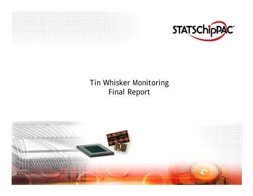 Tin Whisker Monitoring Final Report - Maxim