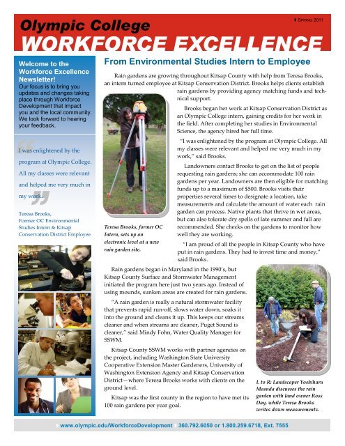 WORKFORCE EXCELLENCE - Olympic College