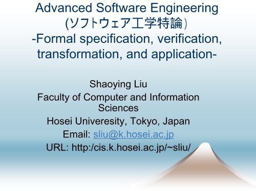 Formal Engineering Methods For Software Development An