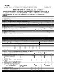 DANGEROUS GOODS OCCURRENCE REPORT