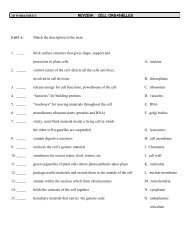 STUDENT WORKSHEET The Incredible Edible Cell - QUT