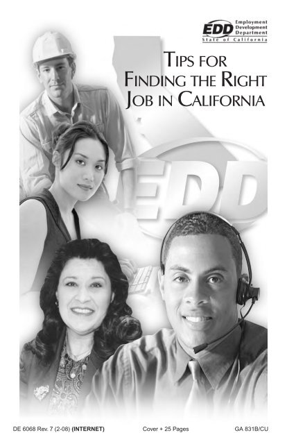 DE 6068 - Employment Development Department - State of California