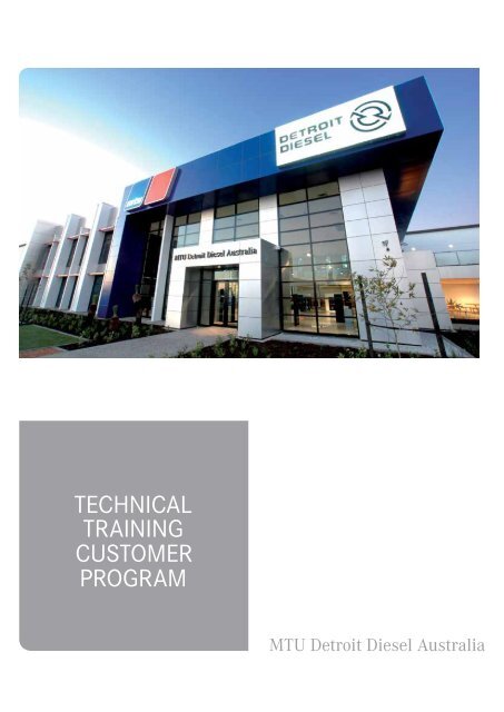 Technical Training Program - MTU Detroit Diesel Australia