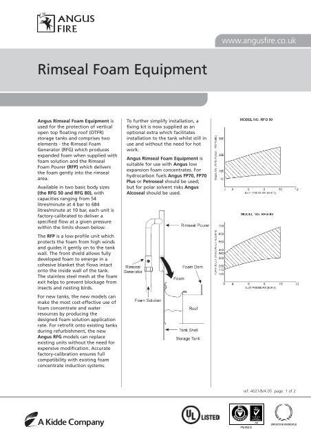 Rimseal Foam Equipment - Angus Fire