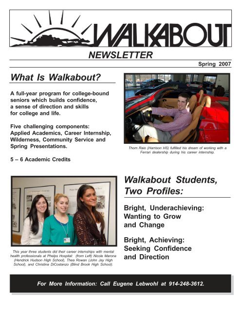 What Is Walkabout? - Boces