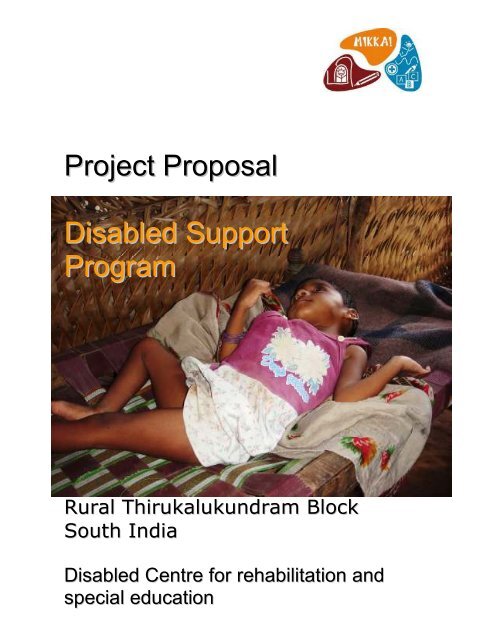 Project Proposal Disabled Support Program