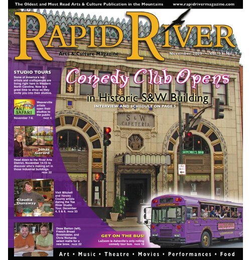 STUDIO TOURS - Rapid River Magazine