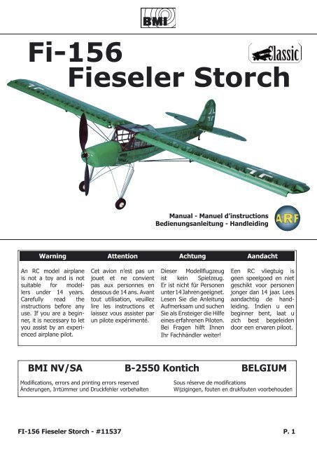 Manual_Fieseler Storch.indd - BMI-models
