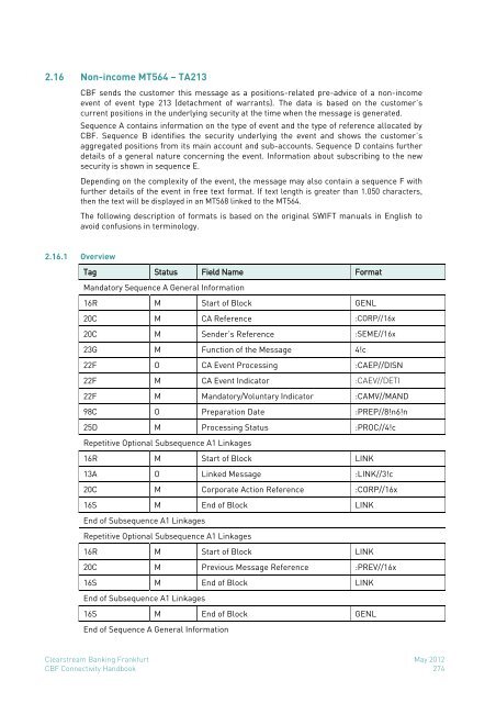 2.16 Non-income MT564