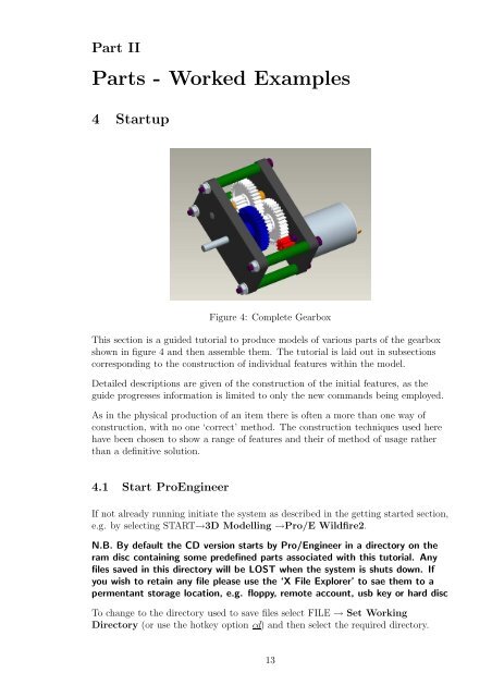 Parts - Worked Examples - (MDP) Project