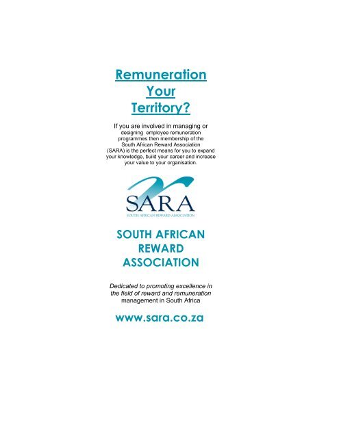 south african reward association