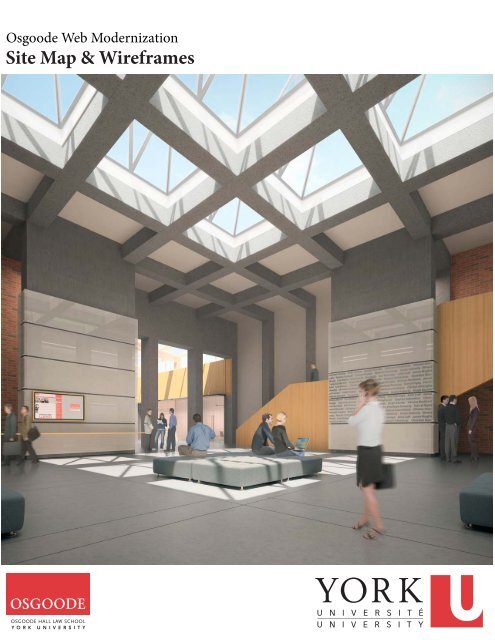 Site Map & Wireframes - Osgoode Hall Law School - York University