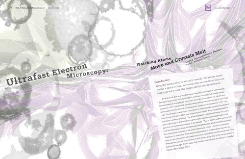 Ultrafast Electron Microscopy - Ahmed Zewail - Caltech