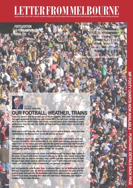 locAl GovErnmEnT - Letter from Melbourne