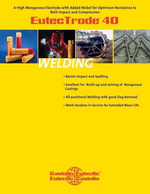 EutecTrode 40.indd - Castolin Eutectic