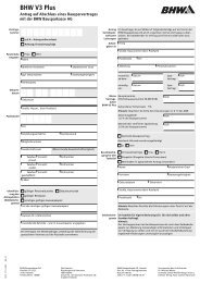 BHW Dispo-Bausparvertrag