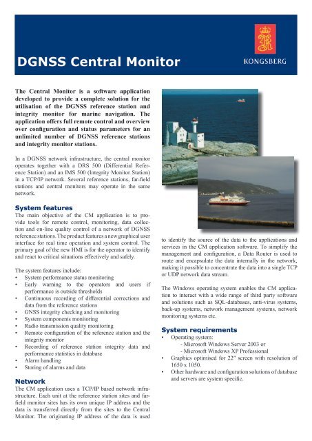 DGPS / DGNSS Central Monitor