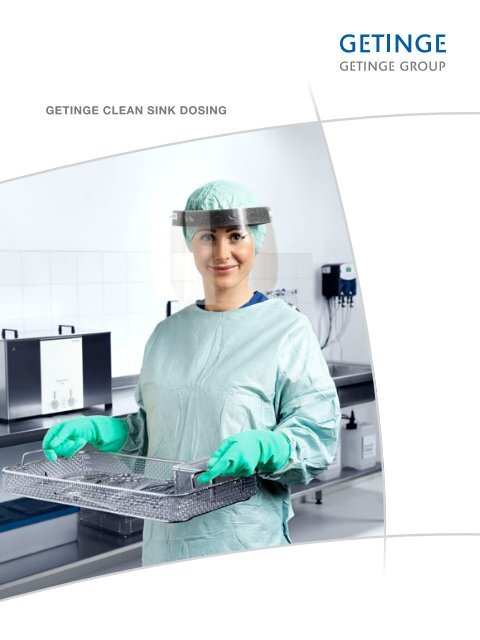 GETINGE CLEAN SINK DOSING - Getinge Infection Control