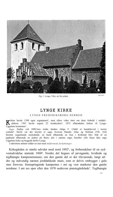 LYNGE KIRKE - Danmarks Kirker - Nationalmuseet