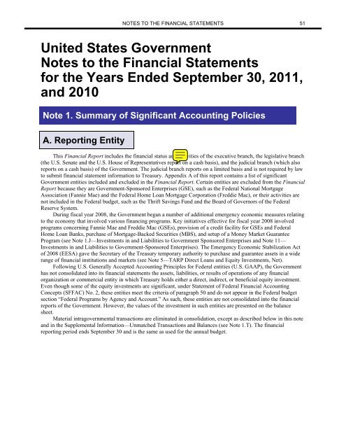Notes to the Financial Statements - Financial Management Service ...
