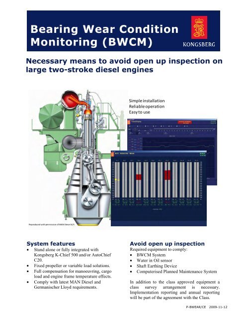 Bearing Wear Condition Monitoring - Kongsberg Maritime