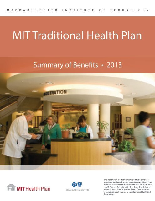 2013 MIT Traditional Health Plan - MIT Medical