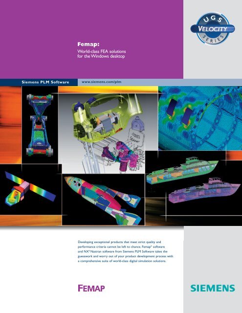 Femap brochure - Industrial Technology Systems, sro