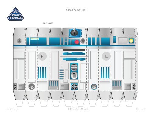 R2-D2 Papercraft - Spoonful