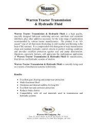 PDS - Coastal Multitrac Tractor Fluid.pdf - Warren Oil Company, Inc.