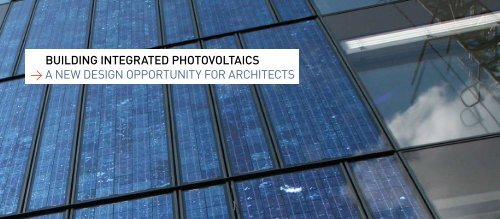 building integrated photovoltaics > a new design ... - EU PV Platform