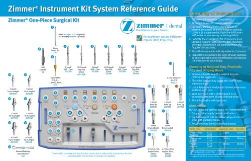 Download English - ZOP Layout Chart - Zimmer Dental