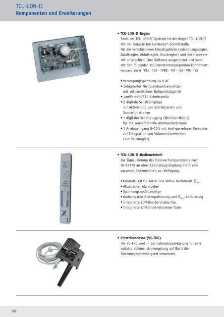 TCU-LON-II Komponenten un
