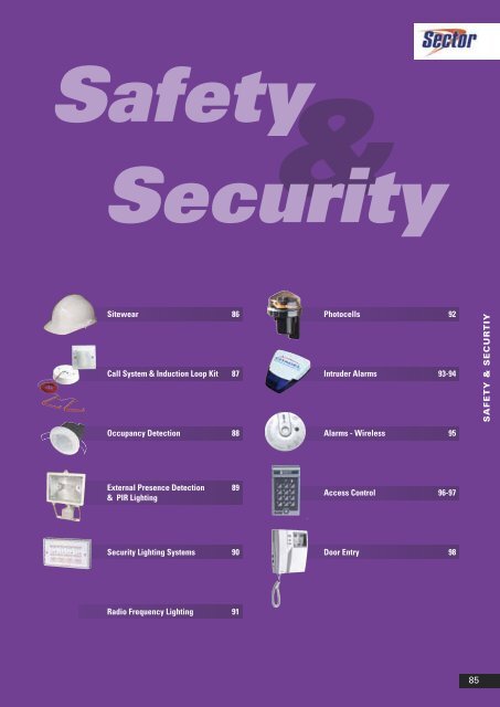 Safety & Security - WF Senate