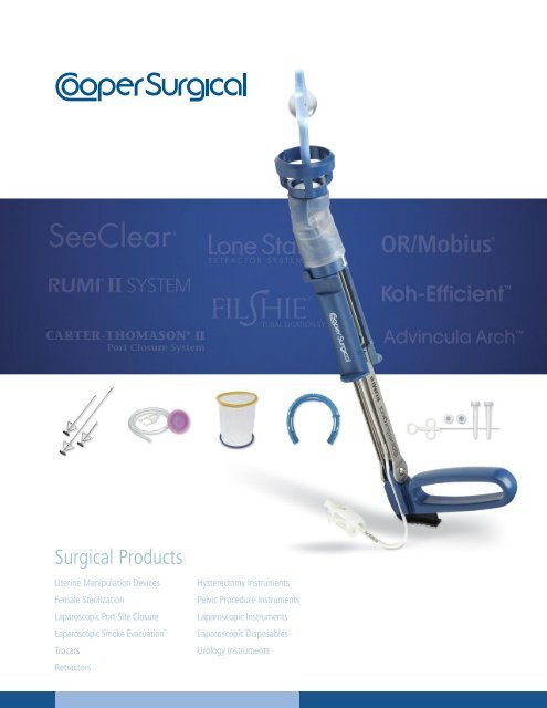 CooperSurgical Surgical Products Catalog