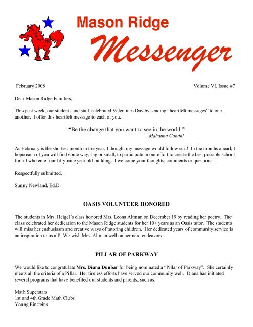 Mason Ridge - Parkway