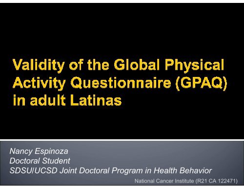 Validity Of The Global Physical Activity Questionnaire GPAQ validity-of-the-global-physical-activity-questionnaire-gpaq