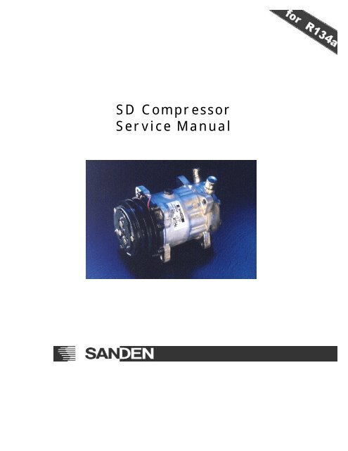 SD Compressor Service Manual